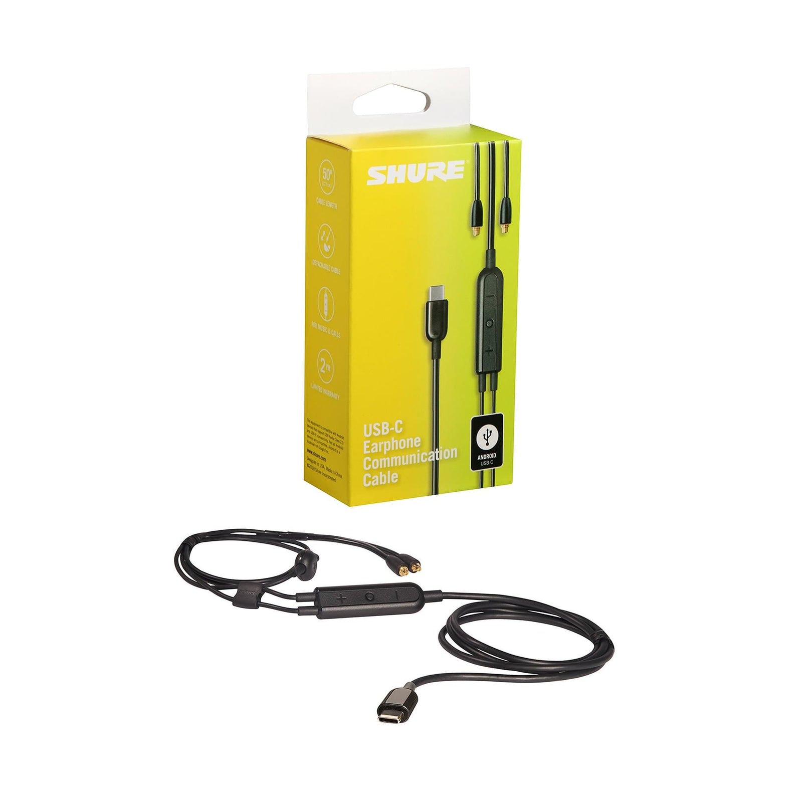 Shure Remote + Mic USB Type-C Cable (RMCE-USB) – Addicted To Audio